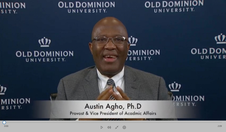 Virtual Student Orientation Overview - Old Dominion University