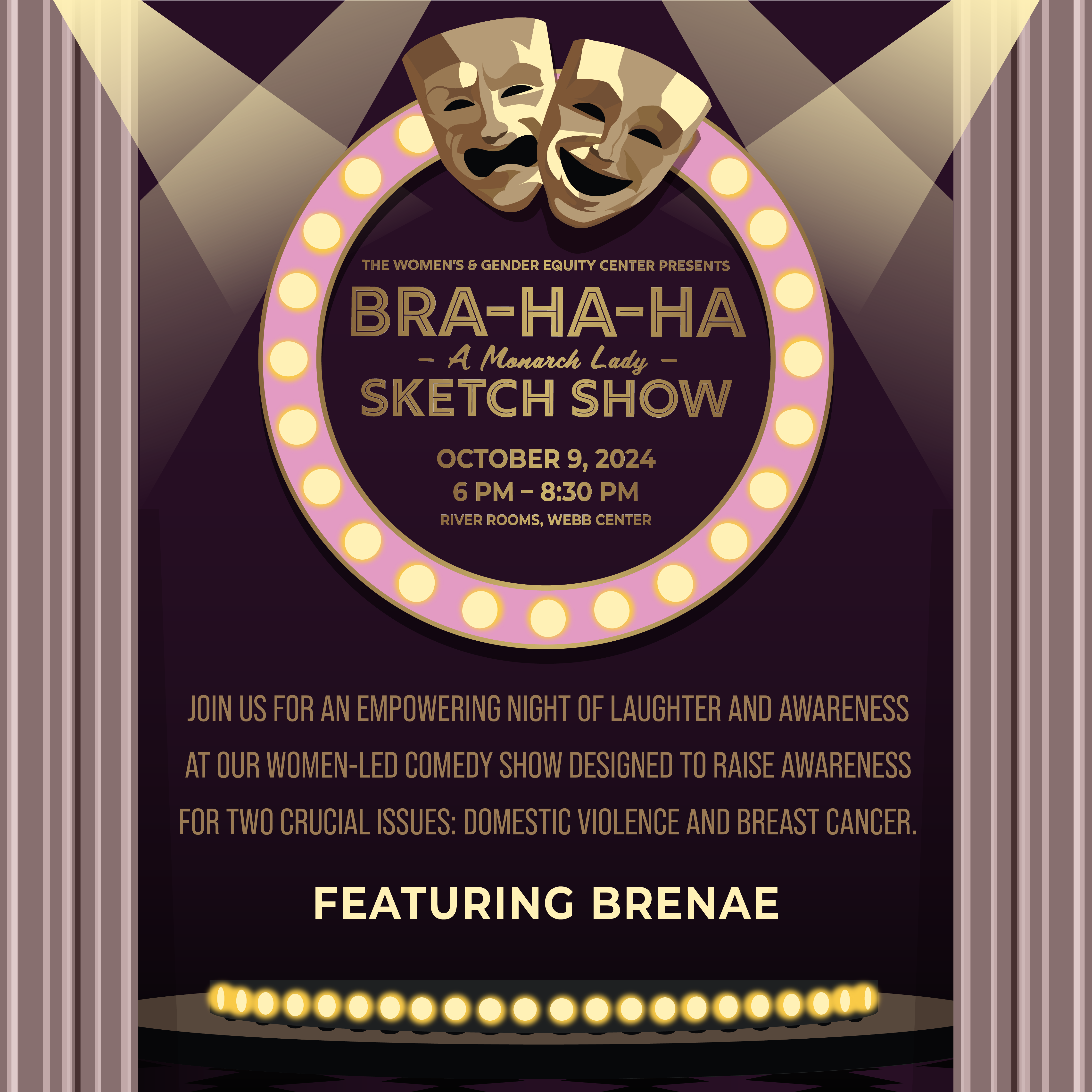 ODU BRA-HA-HA: A MONARCH LADY SKETCH SHOW! DVAM & BREAST CANCER ...