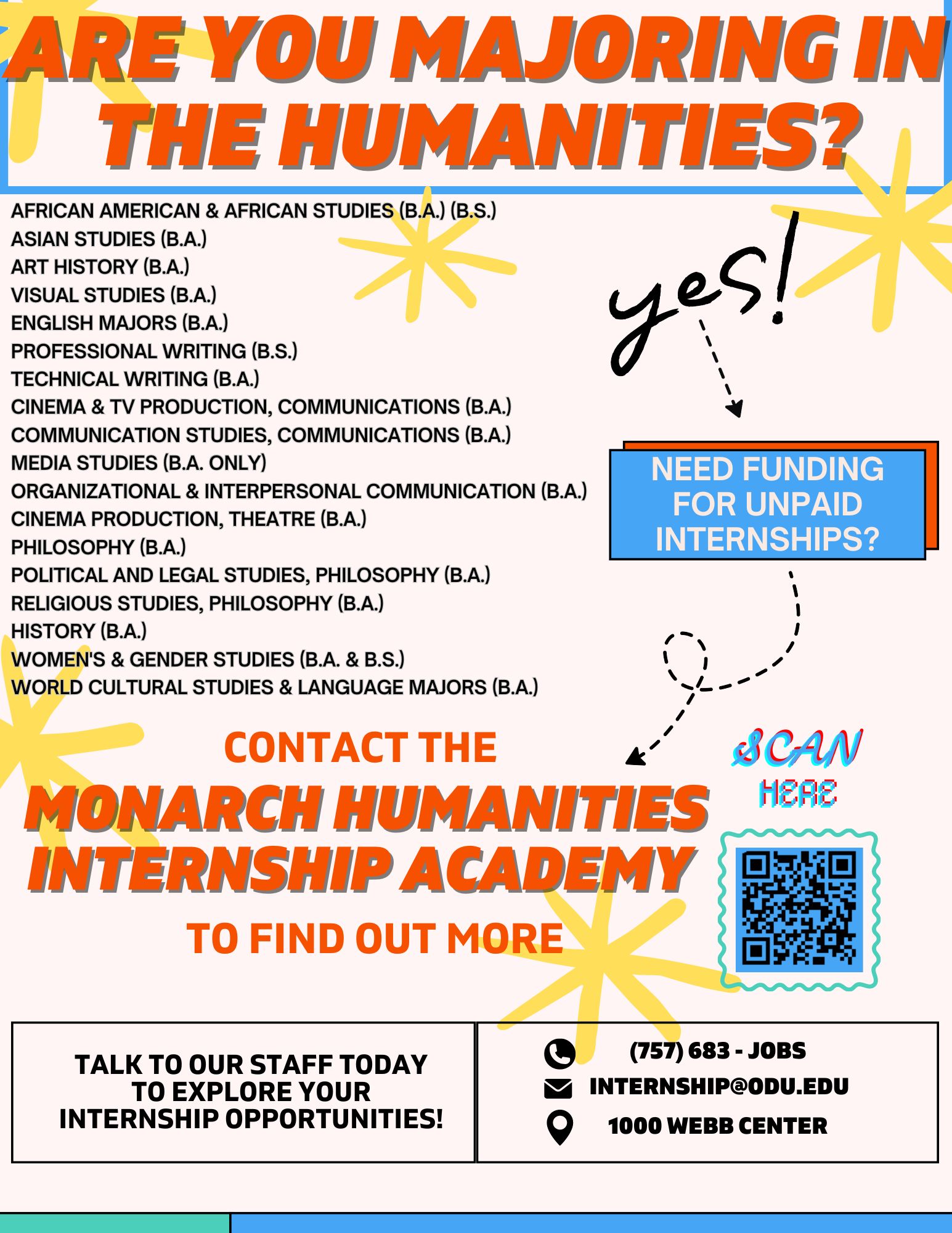 Monarch Humanities Internship Academy BAL Event | Old Dominion University