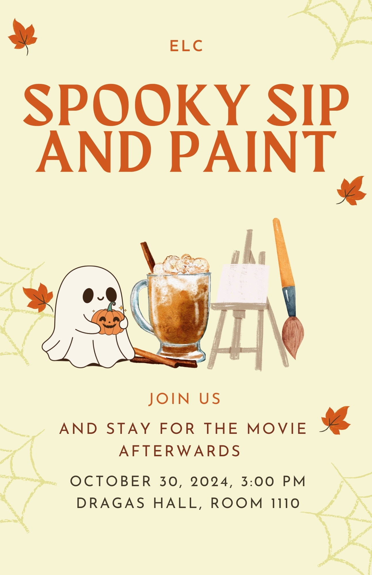 Spooky Sip and Paint | Old Dominion University