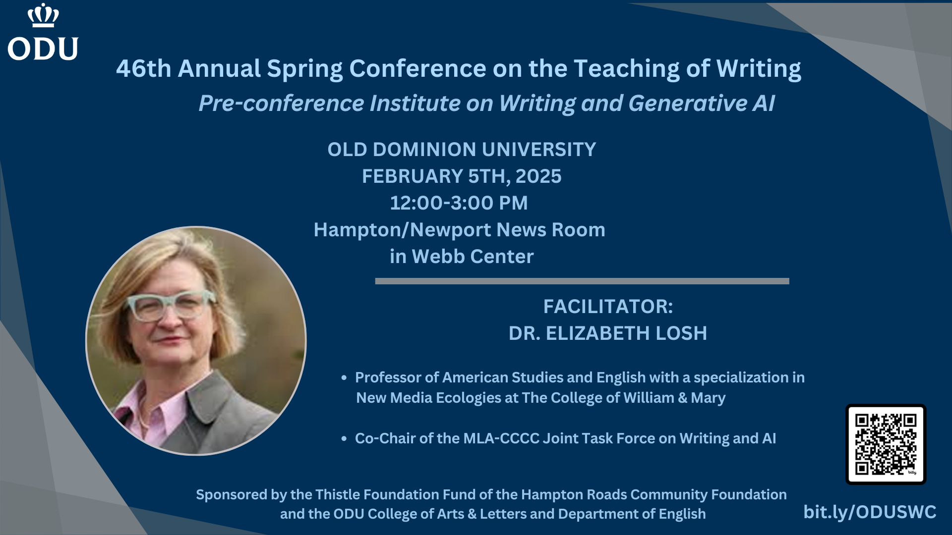 Institute on Writing and Generative AI | Old Dominion University