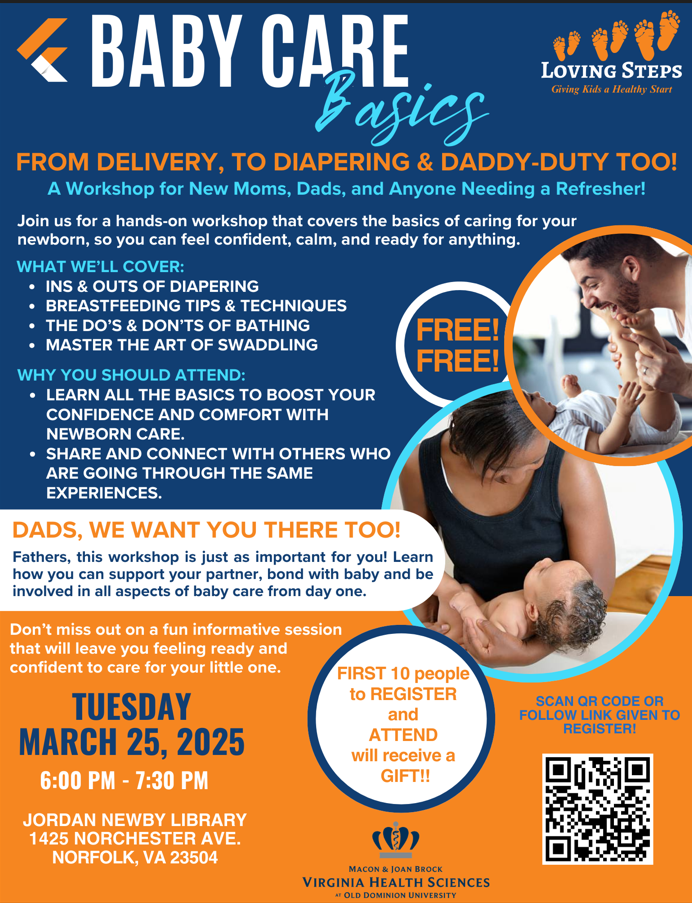 Healthy Start Loving Steps: Baby Care Basics | Old Dominion University