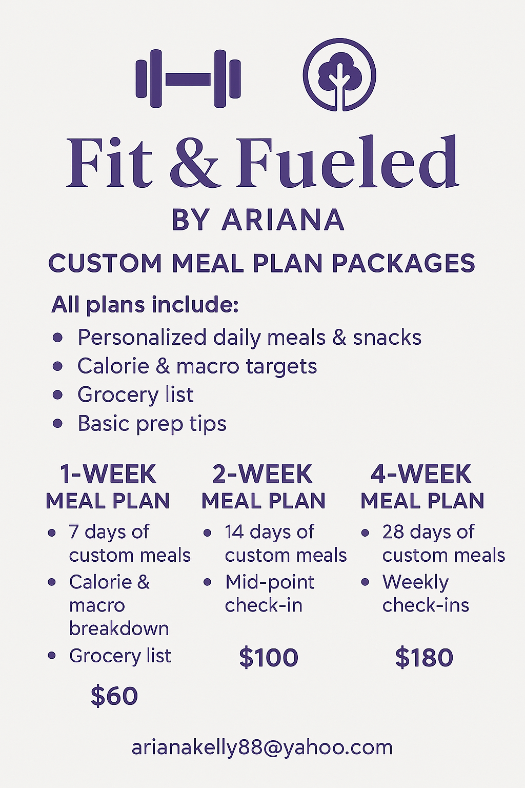 Fit & Fueled- Custom Meal Plan Packages | Old Dominion University