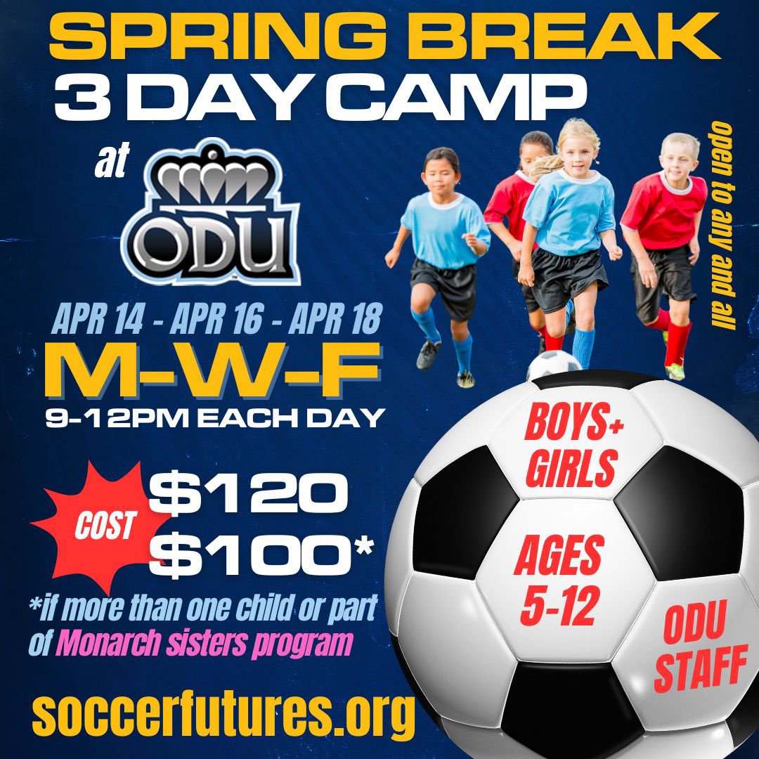 ODU Soccer Hosting Youth Camp Next Week! | Old Dominion University
