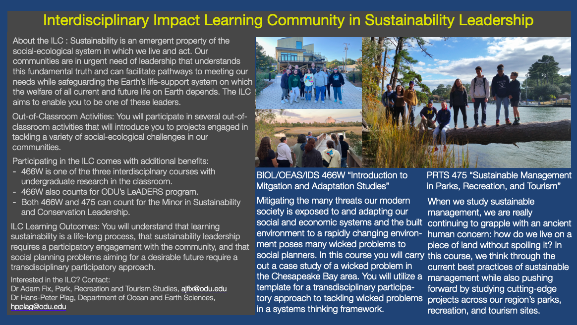 Sustainability Leadership Learning Community | Old Dominion University