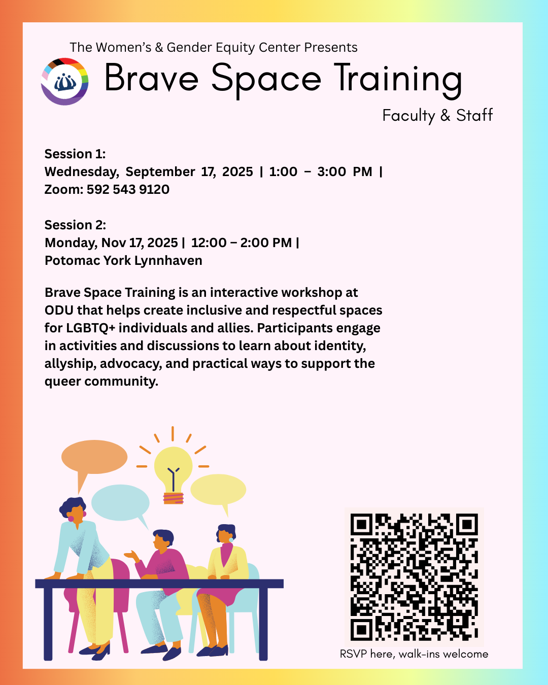 Brave Space - Active Ally Training | Old Dominion University