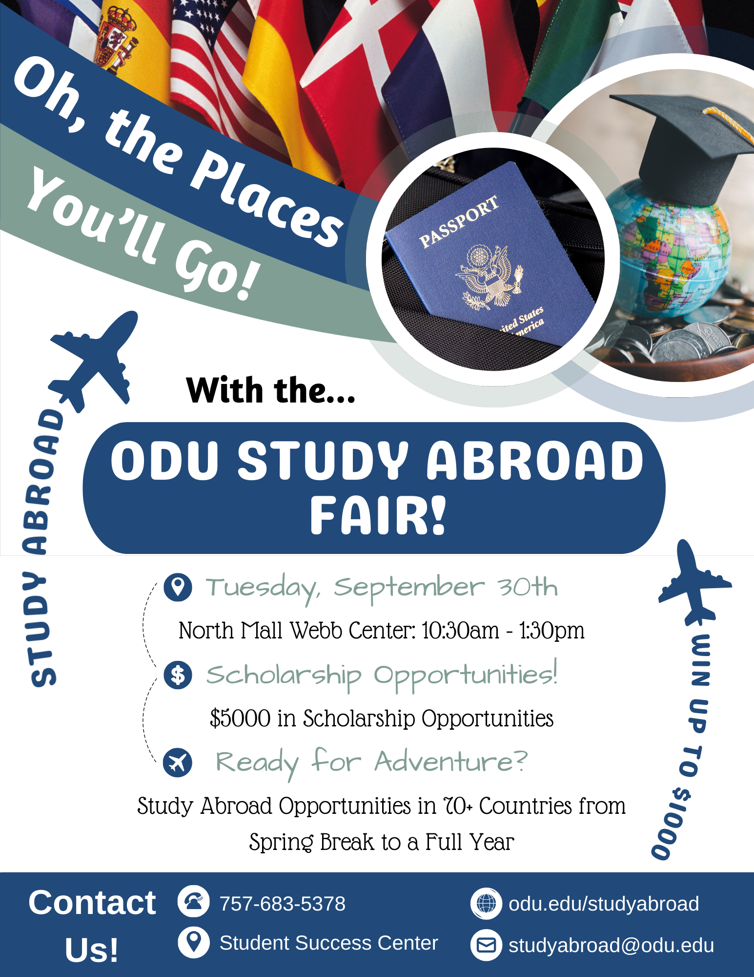 Study Abroad Fair - September 30th | Old Dominion University