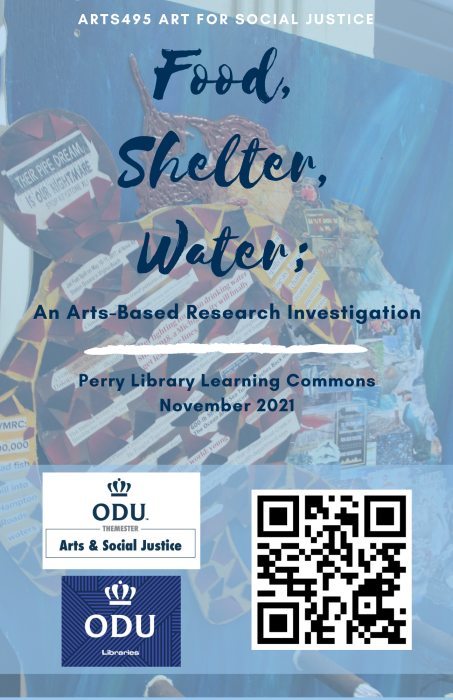 Food, Shelter, Water; Student Art in Perry Library! | Old Dominion ...