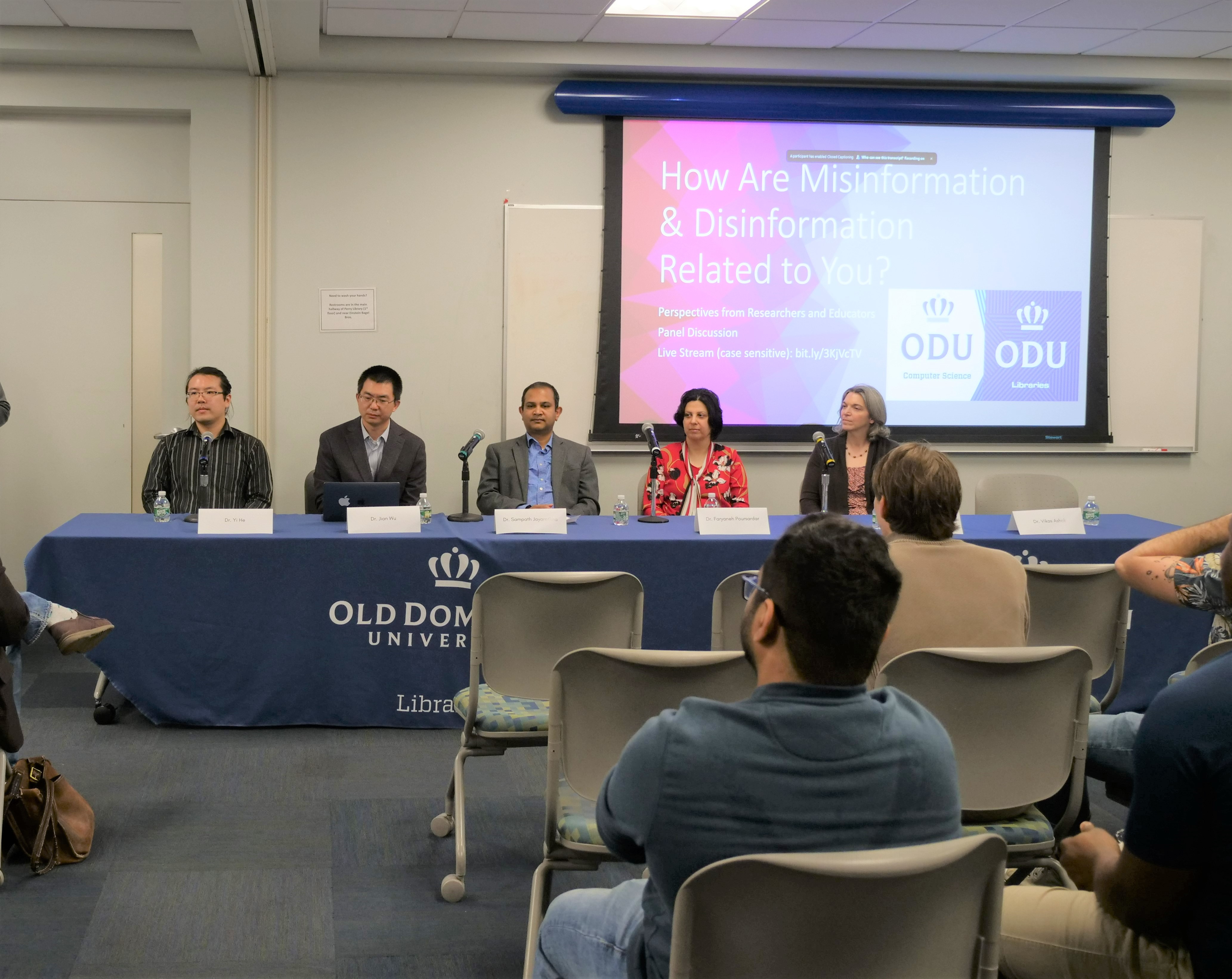 Computer Science Faculty Lead Misinformation Panel | Old Dominion ...