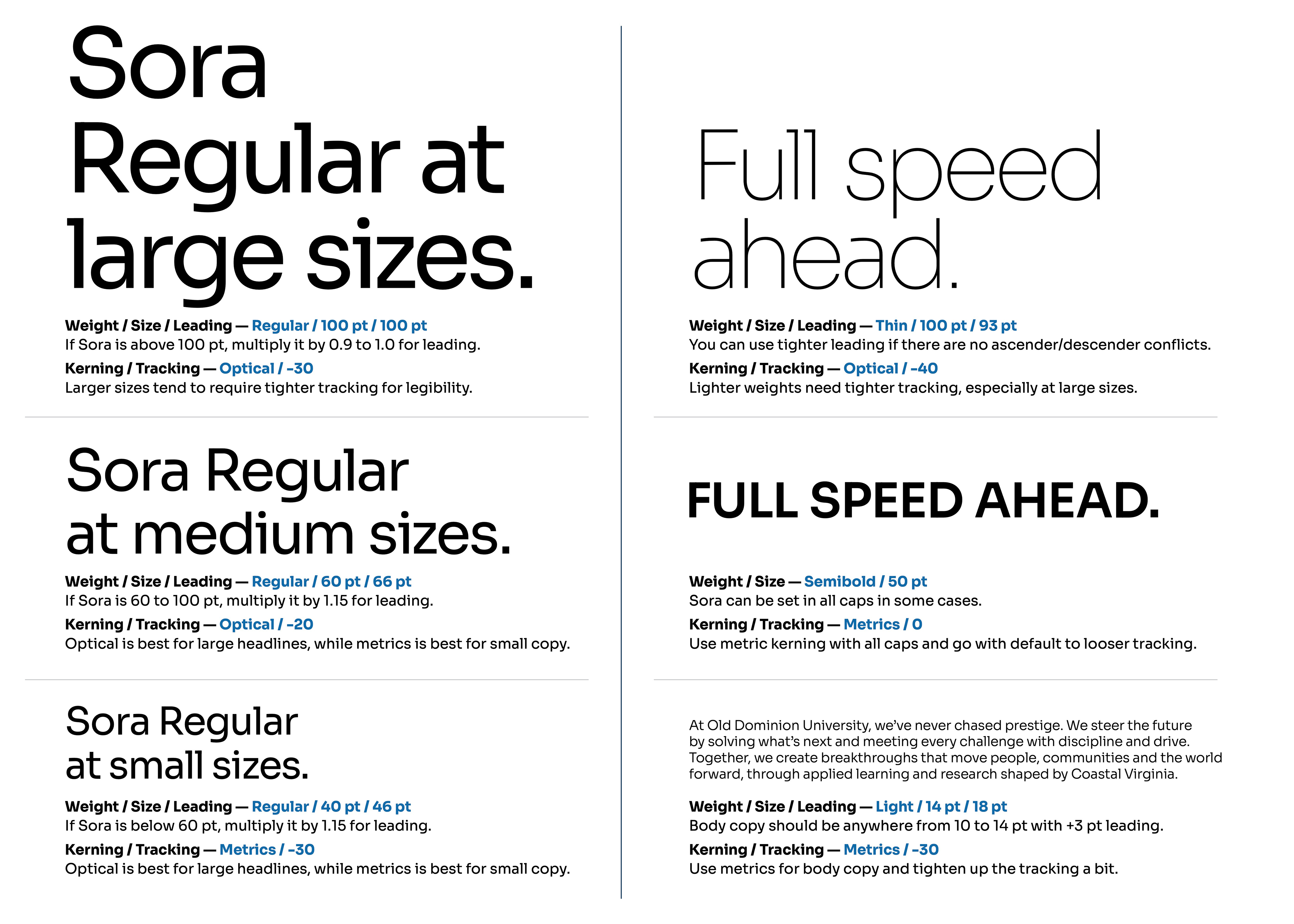 Color Palette, Fonts and Textures | Old Dominion University