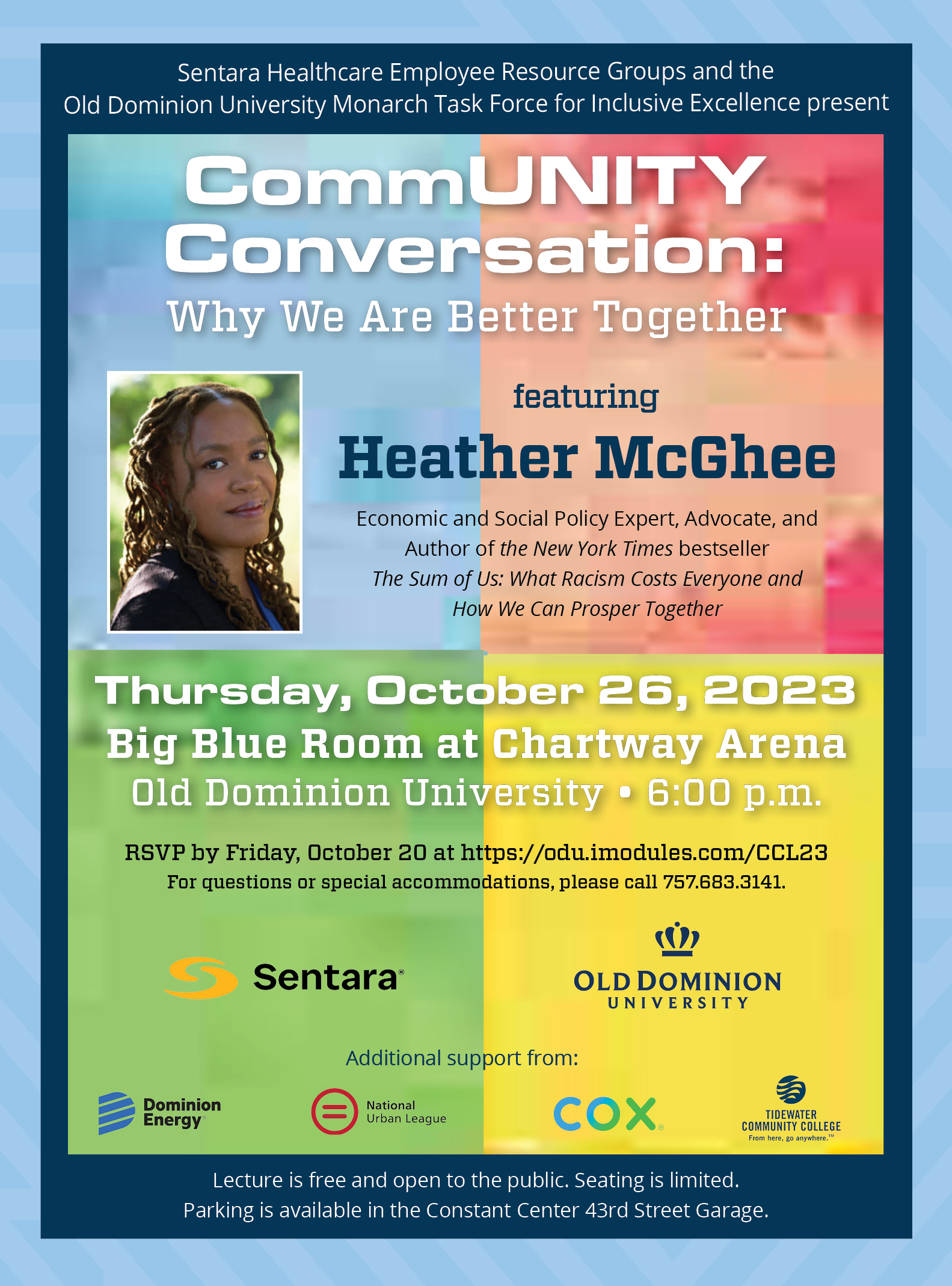 CommUNITY Conversation featuring Heather McGhee | Old Dominion University