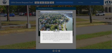 GeoSEA Launches Drone Mission Request Tool | Old Dominion University