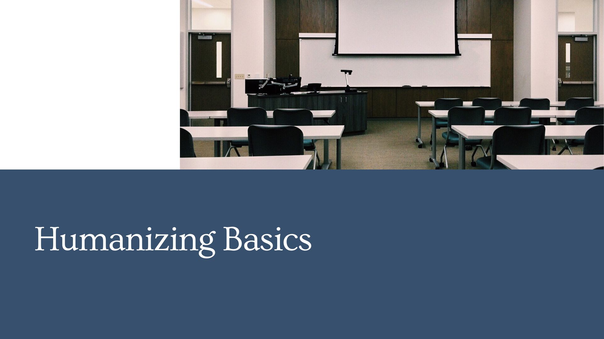 Humanizing your courses; a new CFD workshop series offered this fall ...