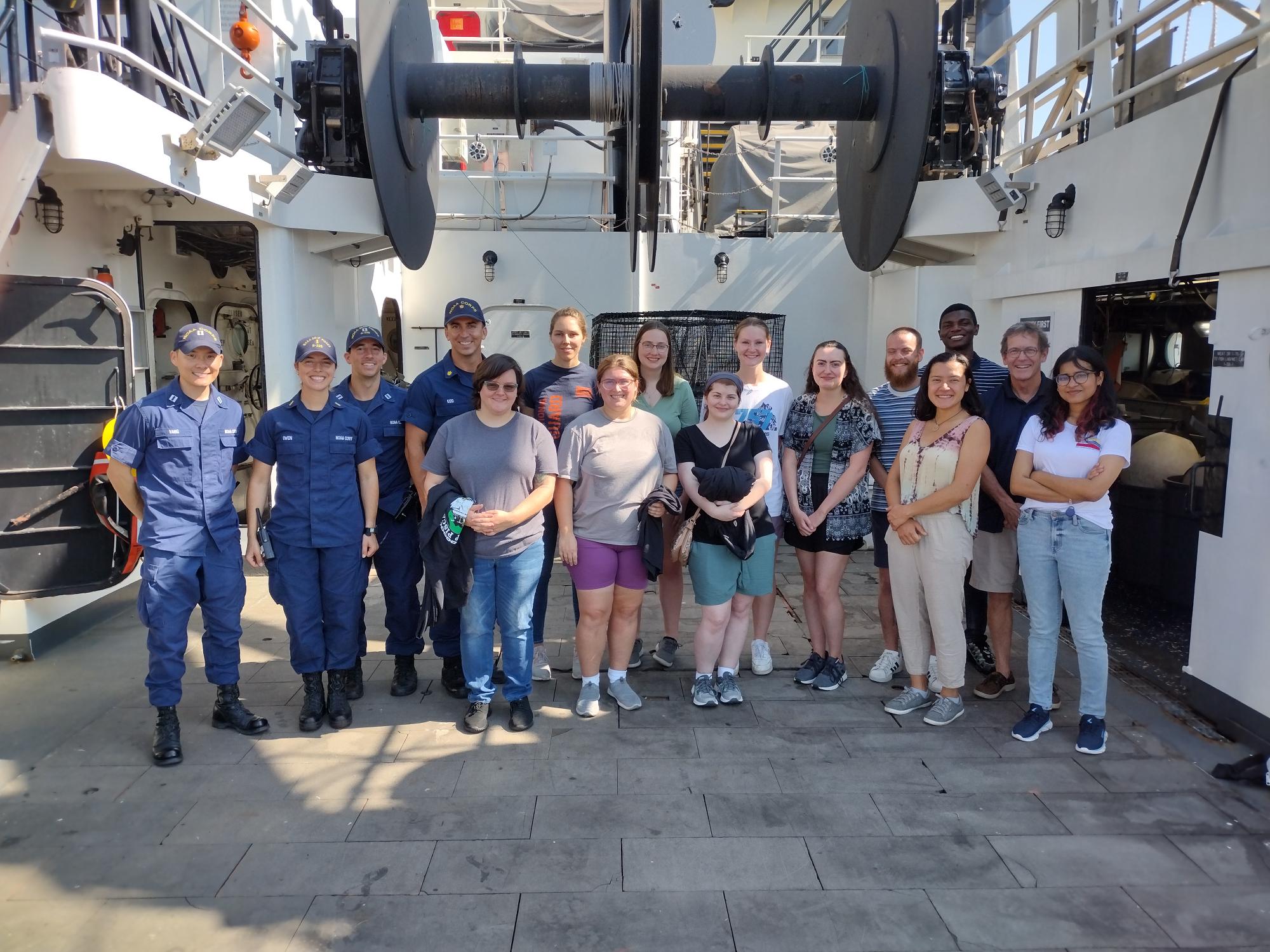 ODU Ocean & Earth Sciences Alumnus Gives Tour of NOAA Ship Where He ...