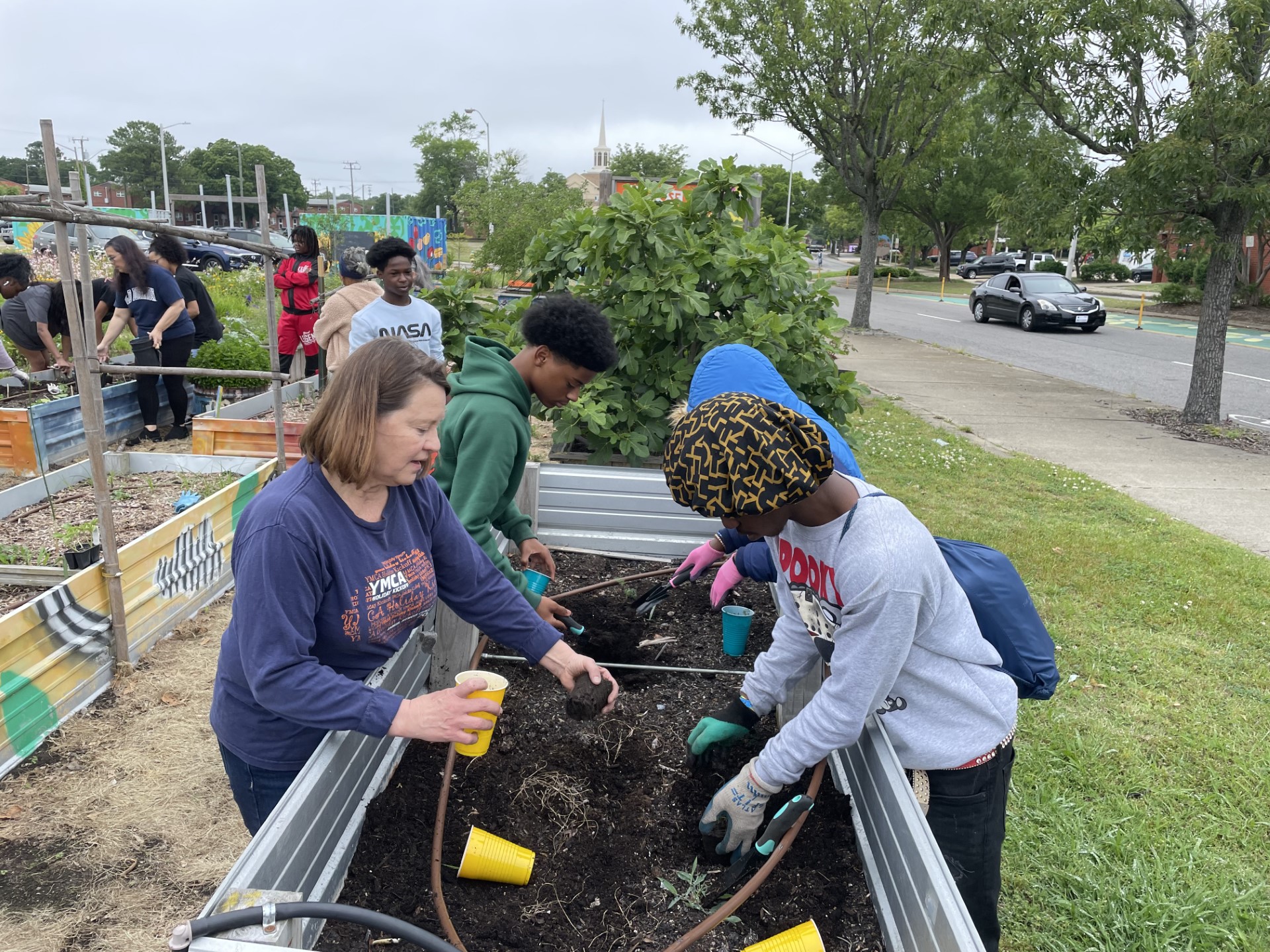 ODU Biology & Engineering Faculty Help Teens with a Purpose Plant ...