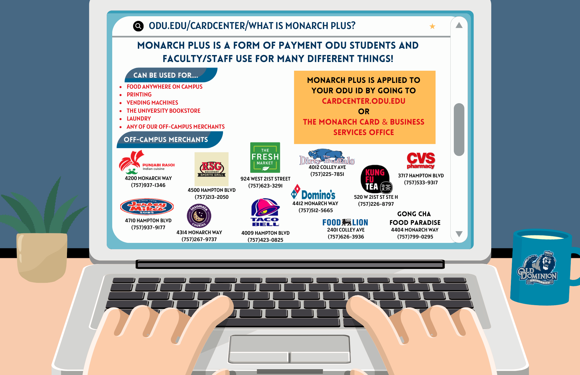 Monarch Plus | Old Dominion University