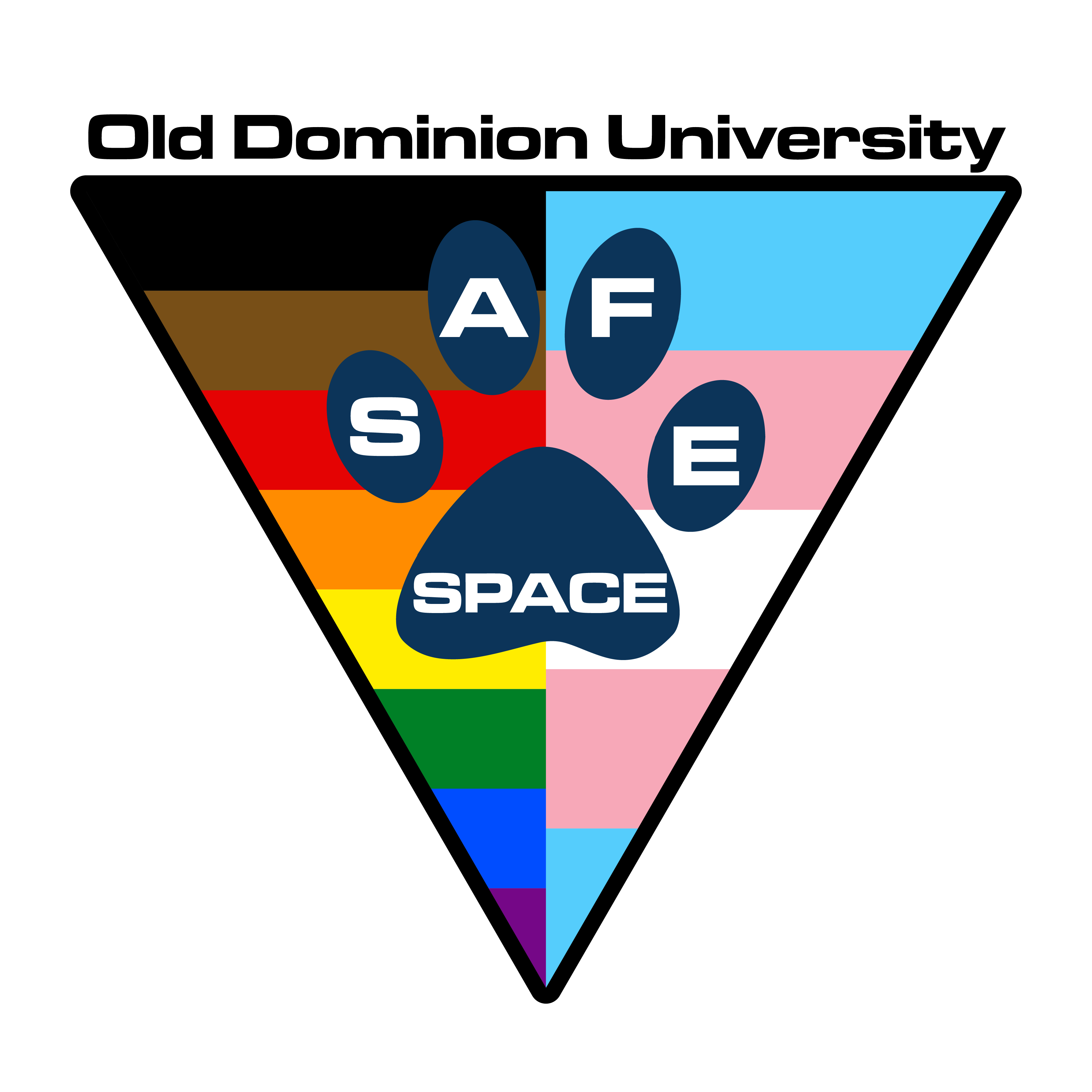 Safe Zone Triangle Safe Space Undergraduate Training | Old Dominion