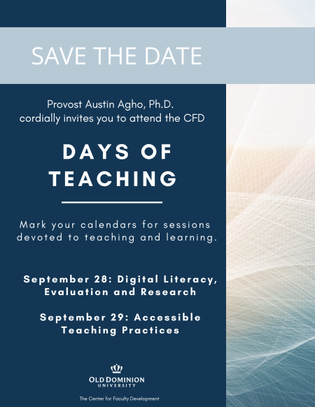 Days of Teaching: Creating Accessible Teaching Pedagogies in the ...